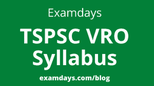 TSPSC VRO Syllabus 2023 Exam Pattern Telugu English Download