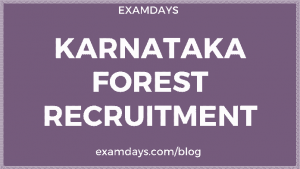 Karnataka Forest Guard Selection List 2022 Dwonload kfdrecruitment.in
