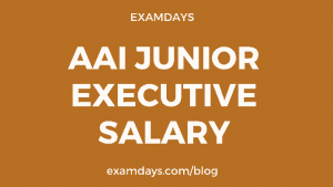 AAI Junior Executive Salary 2025 ATC Salary Slip EC CE Mech Pay Scale