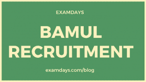 Bamul Recruitment 2023 Apply Online Exam Date Syllabus Vacancies