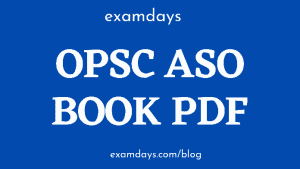 OPSC ASO Book 2023 Odia Exam Best Books PDF Download Vanik ASO Book PDF ...