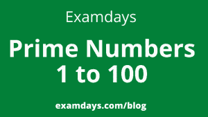 Prime numbers 1 to 100 Easy Method to Calculate Exact Number