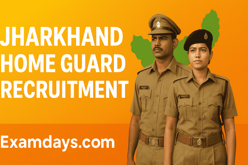 Jharkhand Home Guard Recruitment 2025 - 737 Posts Apply Online