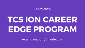 TCS Ion Free Digital Certification Program Apply Online Link Career ...