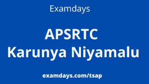 APSRTC Karunya Niyamalu 2025 Apply for 896 Posts apsrtc.ap.gov.in